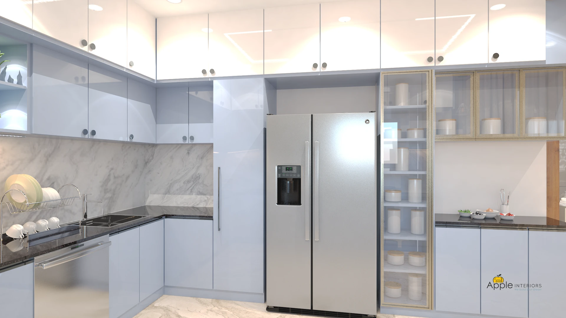 Modular Kitchen Hyderabad - Custom Kitchen Designs | Apple Interiors